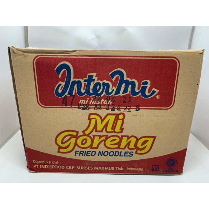 Jual MIE INSTANT INTERMIE GORENG DUS 40 PCS X 60 GRAM ALL VARIANT ...