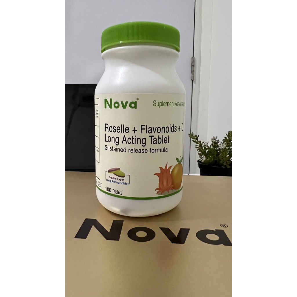 Jual Nova Roselle Flavonoids C Long Acting Tablet Sustained Release ...