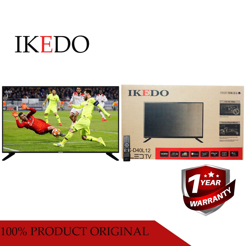 Jual (FREE PACKING KAYU) TV LED 40 INCH DIGITAL IKEDO IK-40L12 FULL HD ...
