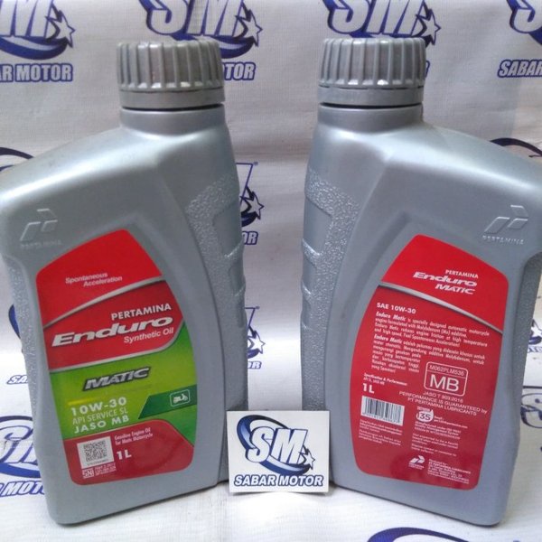 Jual OLI PERTAMINA ENDURO MATIC SAE 10W-30 API SL JASO MB 1L Otomobil ...