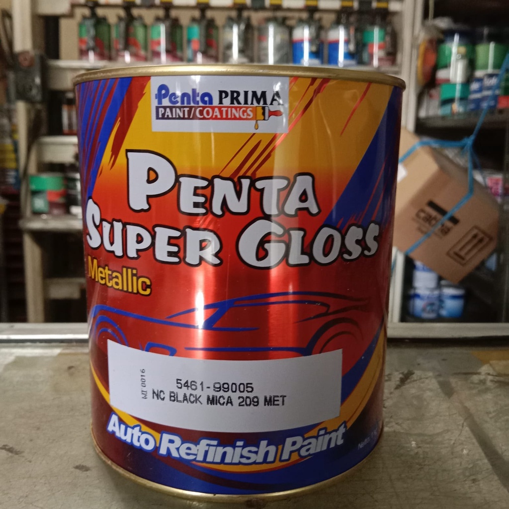 Jual Penta Super Gloss Black Mica 209 Met / Penta Black Mica / Cat ...