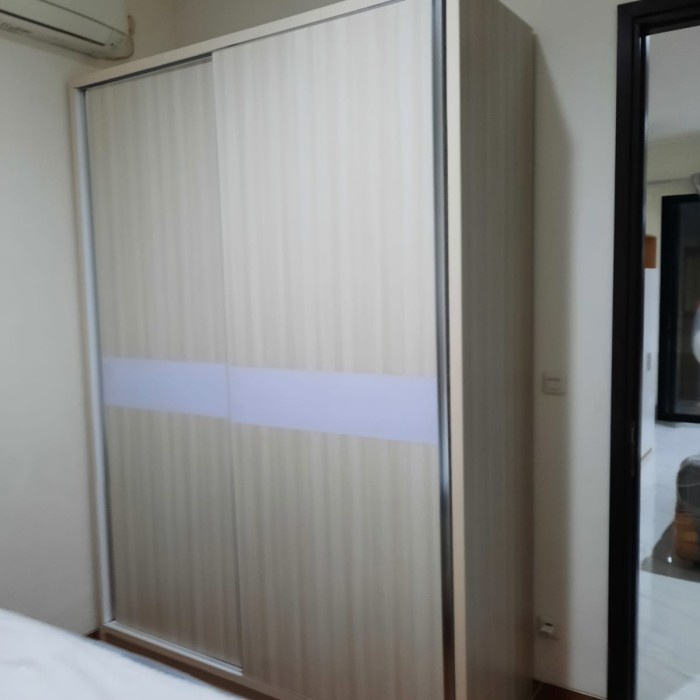 Jual lemari wardrobe pintu slide minimalis modern hpl taco | Shopee ...