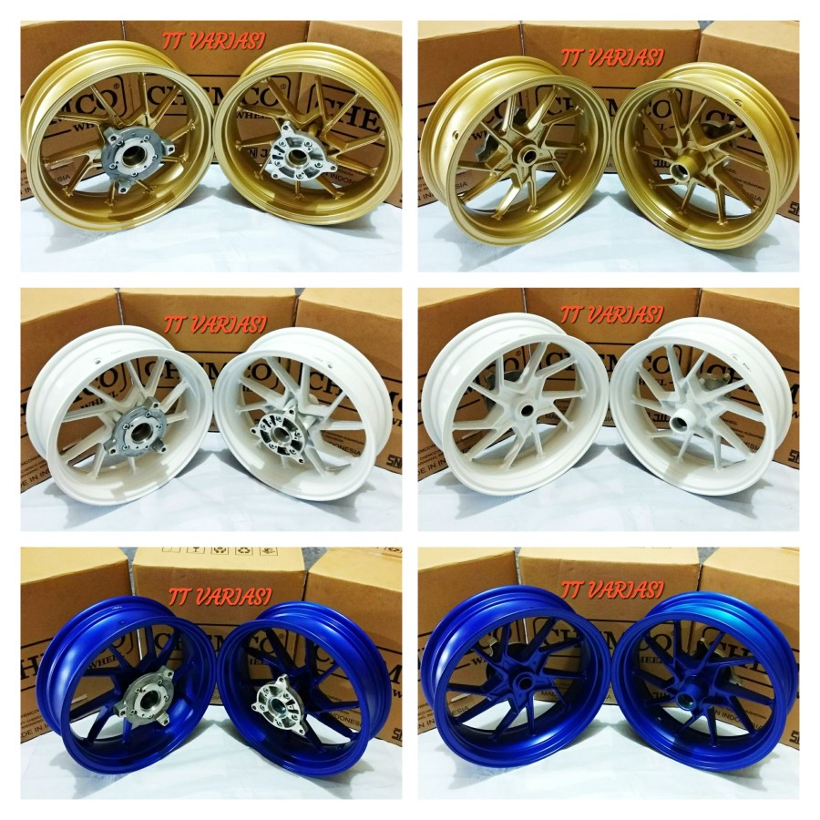 Jual Velg Set CHEMCO WHEEL Nmax 155 New Model HELIOS | Shopee Indonesia