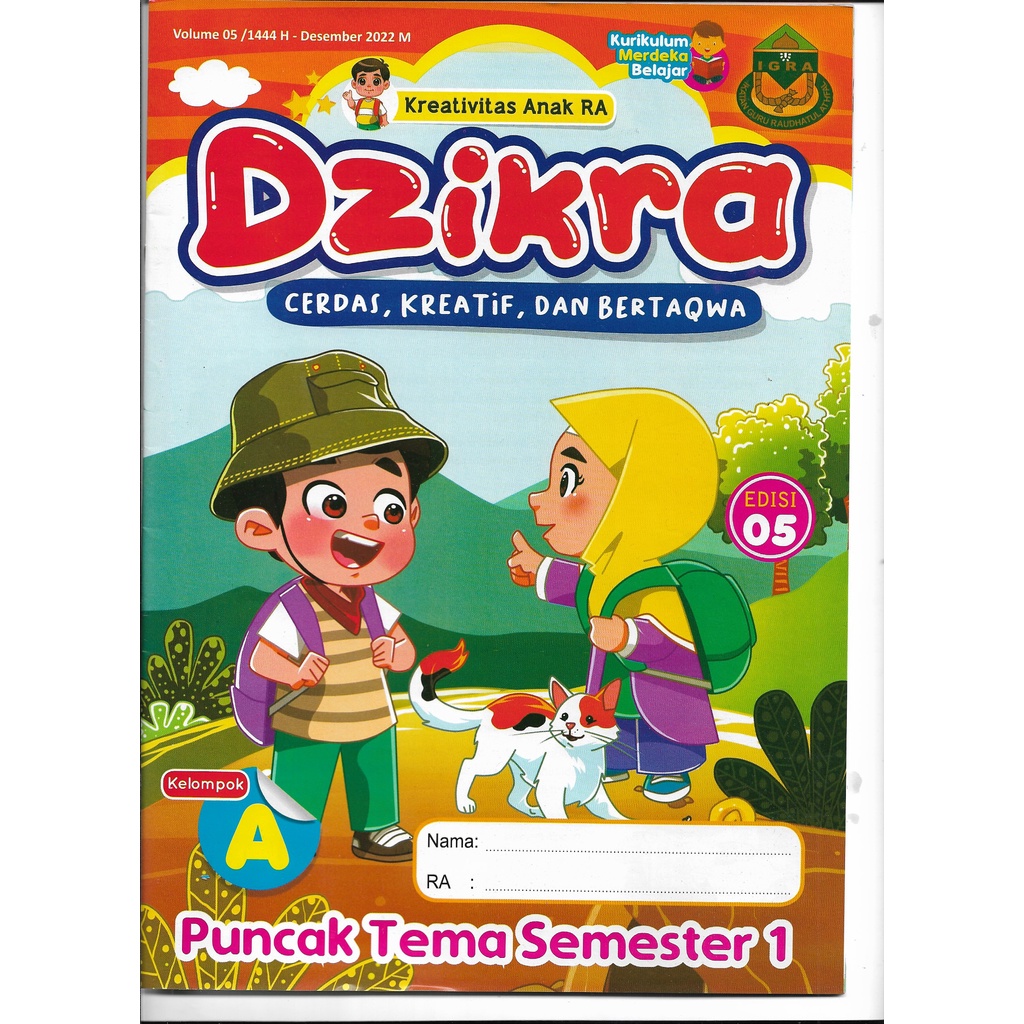 Jual Buku Pelajaran Paud/TK - Majalah Dzikra | Shopee Indonesia