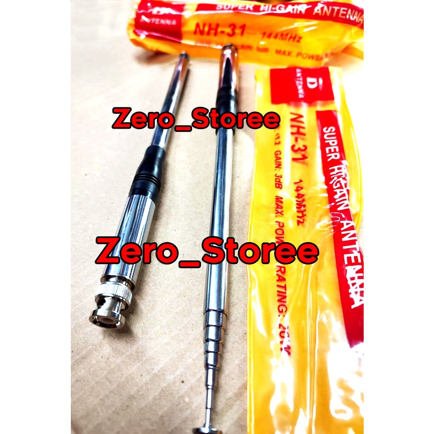 Jual D antenna NH-31 Antena Tarik HT BNC Male Teleskopik V80 NH31 NH 31 *OC Super Stick antena ...