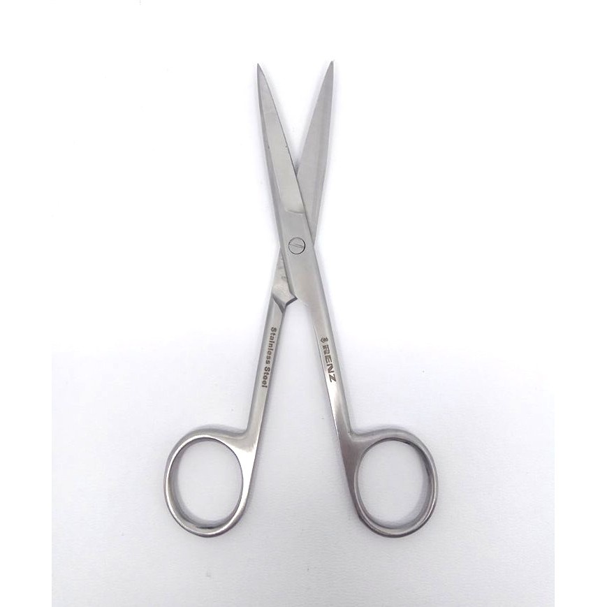 Jual Gunting Operasi Tajam Tajam Lurus 14cm. Operating Scissors ...