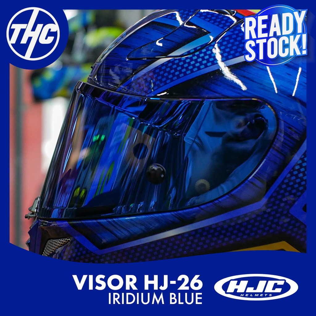 Jual VISOR HJC RPHA 11 RPHA 70ST HJ-26 IRIDIUM BLUE KACA HELM RPHA11 ...