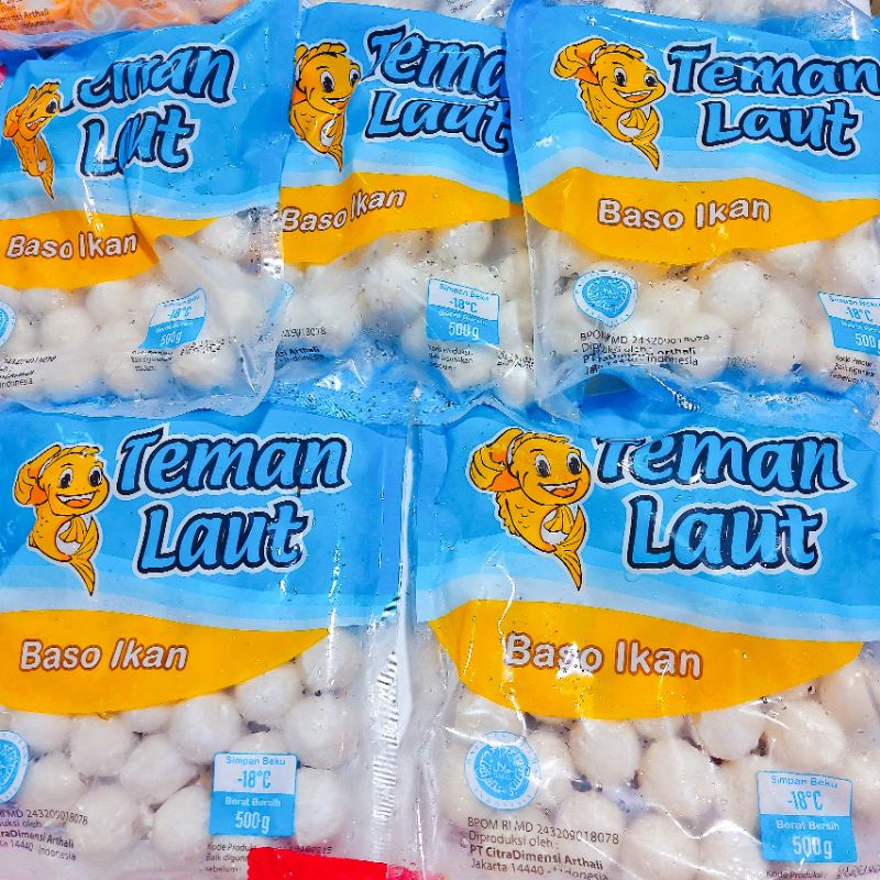 Jual seafood baso ikan teman laut 500gr | Shopee Indonesia