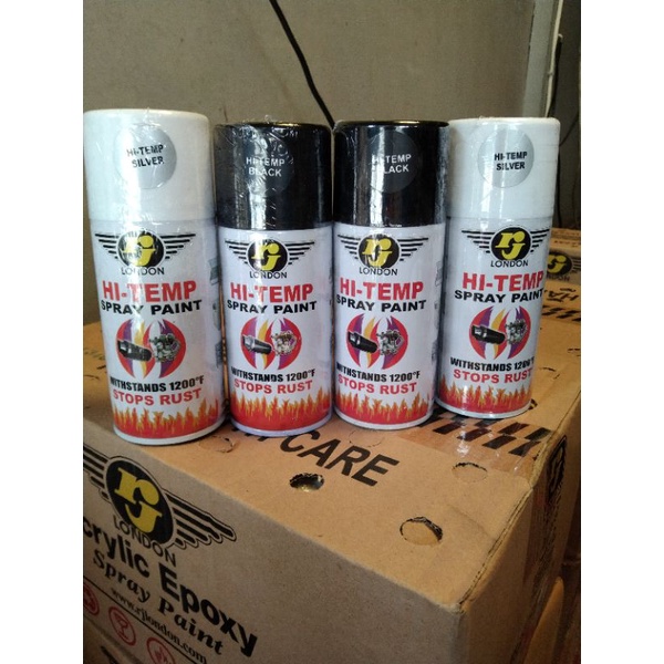 Jual Pilok Pilox RJ London Tahan Panas Hitam Hi Temp Silver silper Pilok Knalpot Pilok mesin ...