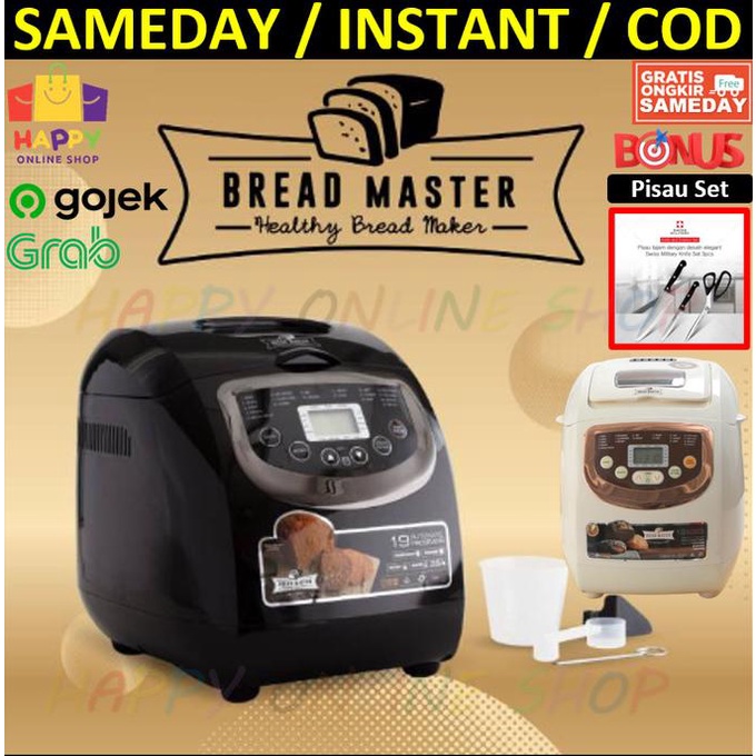Jual BREADMASTER MULTIPRO Alat Pembuat Roti Mesin Bread Master Bread Maker | Shopee Indonesia
