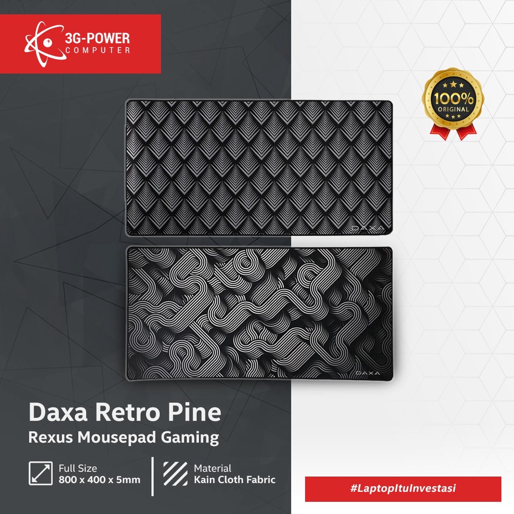 Jual Rexus Daxa Retro Cloth Gaming Mousepad | Shopee Indonesia