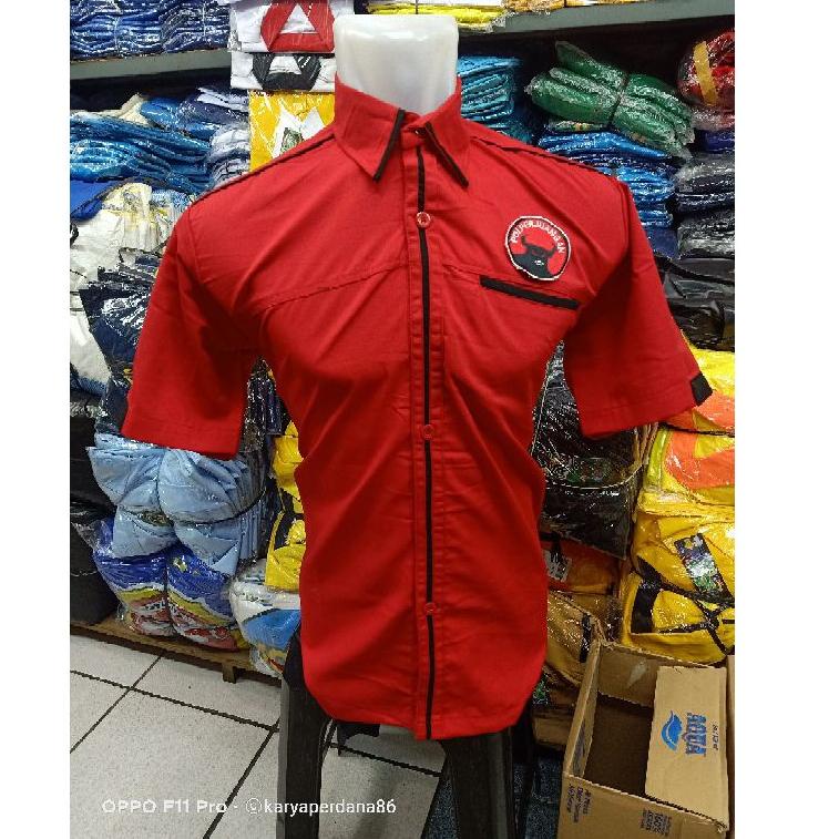 Jual Kemeja pdi terbaru,seragam partai pdi,kemeja partai partai pdi ...
