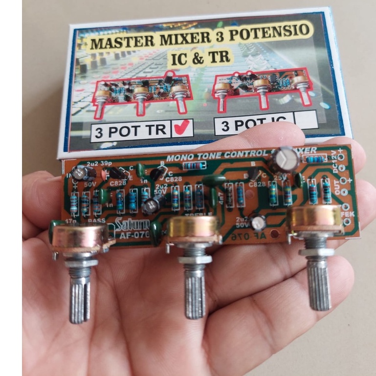 Jual Master Mixer 3 Potensio Transistor | Shopee Indonesia