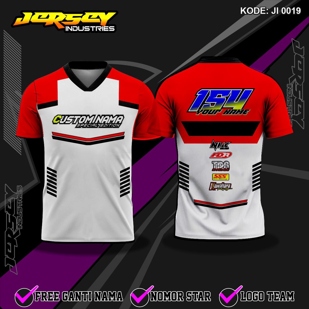 Jual Custom Jersey Team Racing Balap Desain Keren, Kaos Jersey Offroad ...