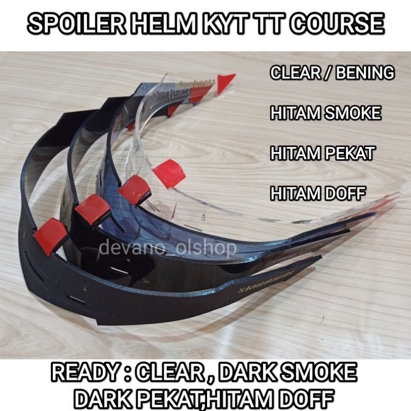 Jual SPOILER KYT TT COURSE / SPOILER TTC / SPOILER KYT TTC | Shopee ...