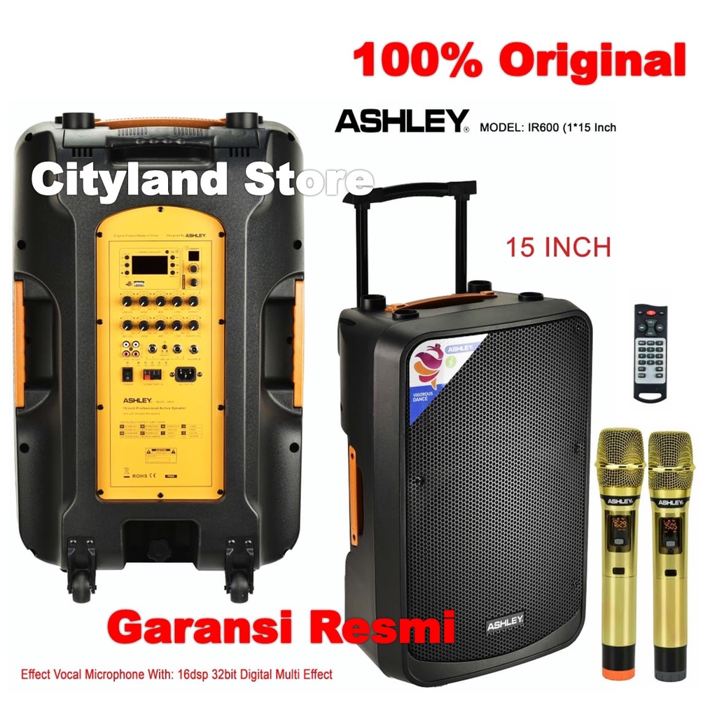 Jual Speaker Portable Wireless Ashley ir600/ Speaker Portable Ashley ...