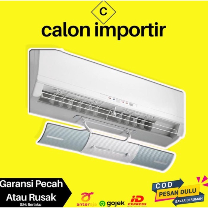 Jual WINDSHIELD AC COVER PENANGKAL ANGIN ADJUSTABLE AIR CONDITIONER ...
