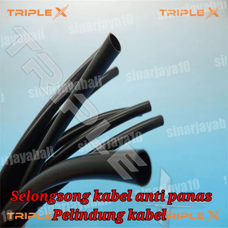 Jual selang pembungkus kabel selongsong kabel anti panas pvc tube karet ...