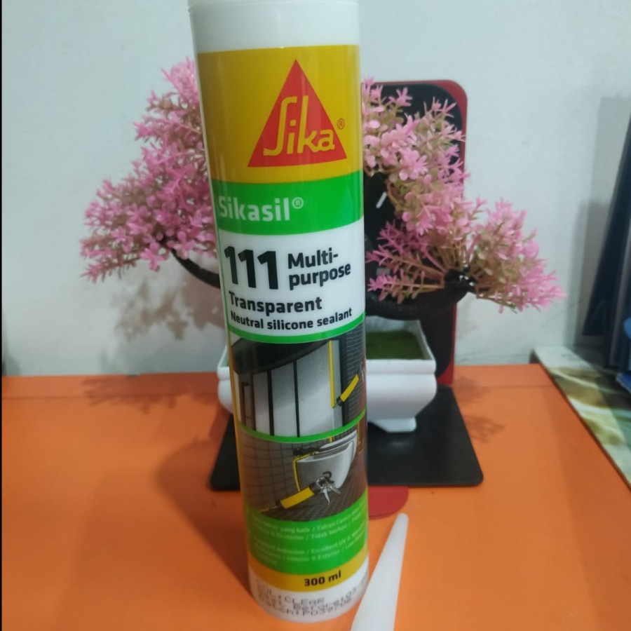 Jual Sikasil 111 Multipurpose Neutral Silicone Sealant CLEAR | Shopee Indonesia