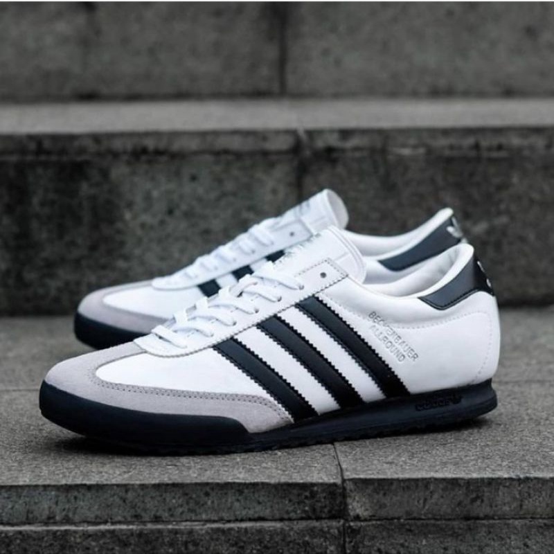 Jual SEPATU ADIDAS BECKENBAUER ALL ROUND WHITE BLACK ORIGINAL BNWB ...