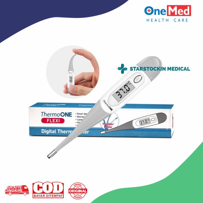 Jual Termometer Digital Onemed Thermo One Flexi Lentur | Shopee Indonesia