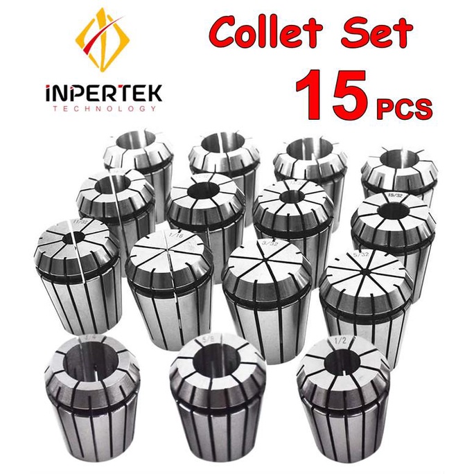 Jual Arbor Bt30 Er32 15 Arbor Set 15 Collet Set 15 Holder Milling Set ...
