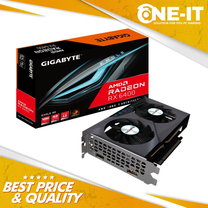 Jual Gigabyte Radeon RX 6400 EAGLE 4G 4GB GDDR6 | Shopee Indonesia