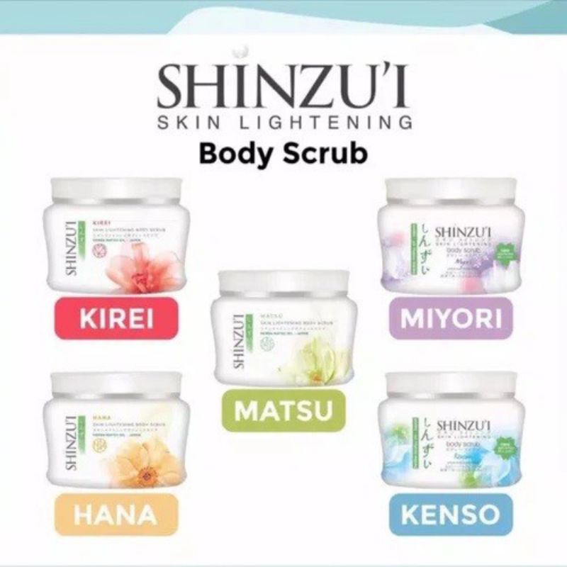 Jual SHINZU'I SKIN LIGHTENING BODY SCRUB 200 GR | Shopee Indonesia