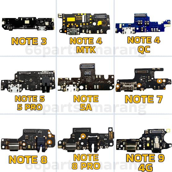 Jual Board Charger Konektor Cas Plug In Redmi Note 3 / 4 / 4X / 5 / 5A / 7 / 8 / 8 Pro / 9 4G ...