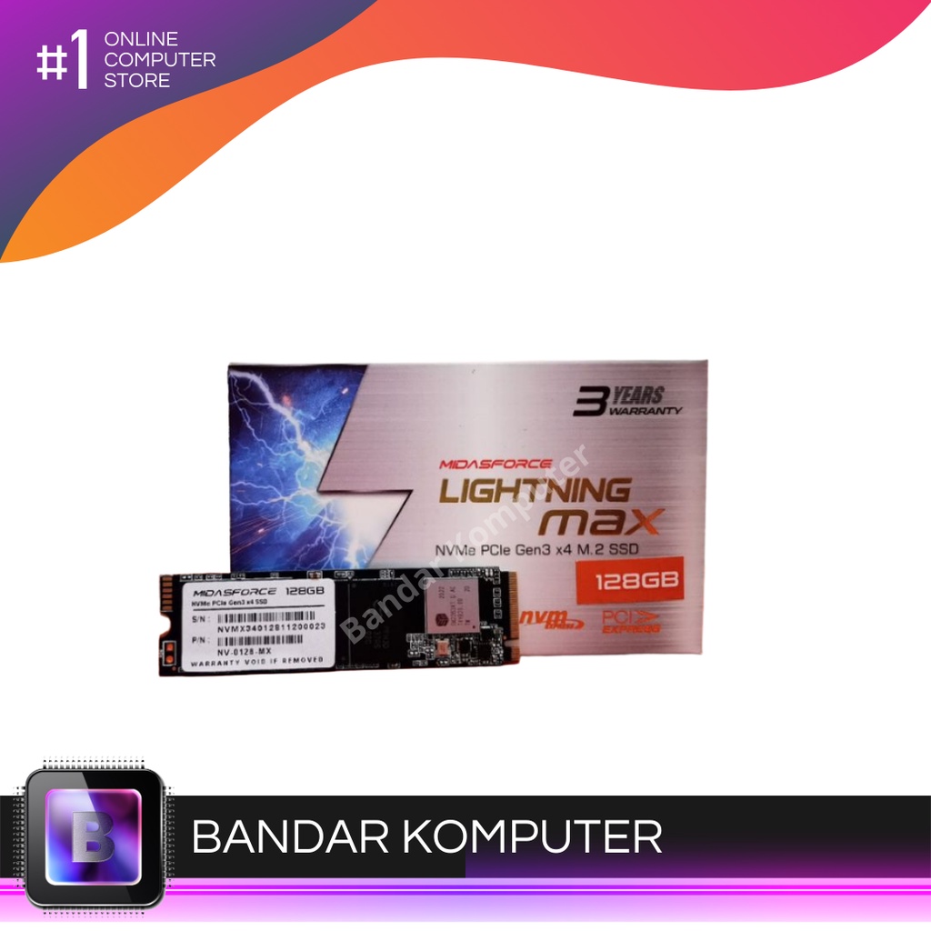 Jual SSD MIDAS 128 NVME sata3 | Shopee Indonesia