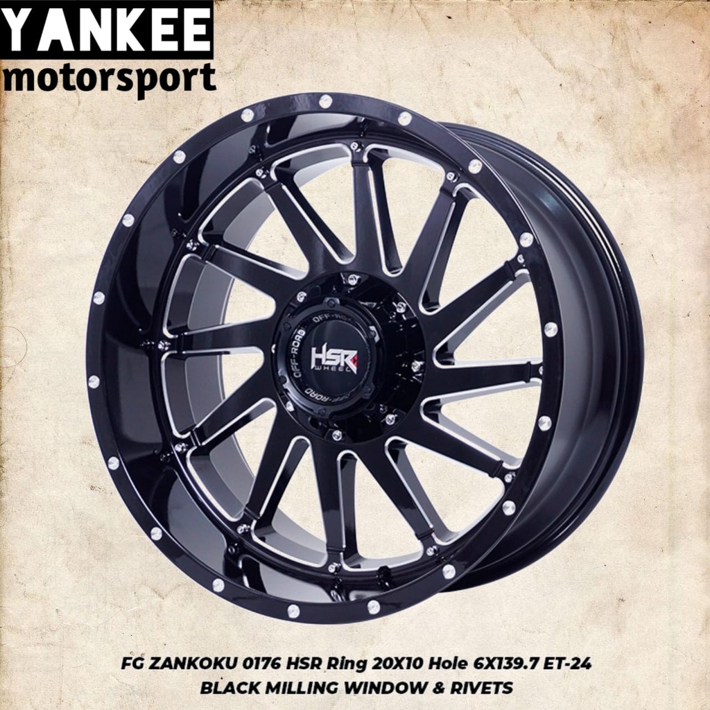 Jual Velg Mobil Ring 20 Lebar 10 untuk Fortuner, Triton, Pajero Sport ...