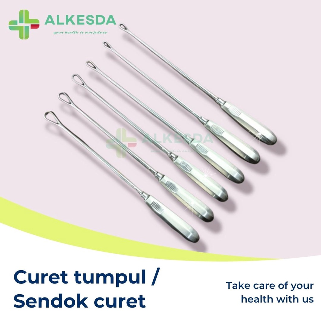 Jual Curet Tumpul - Sendok Kuret - 1-6 (1 Set) | Shopee Indonesia