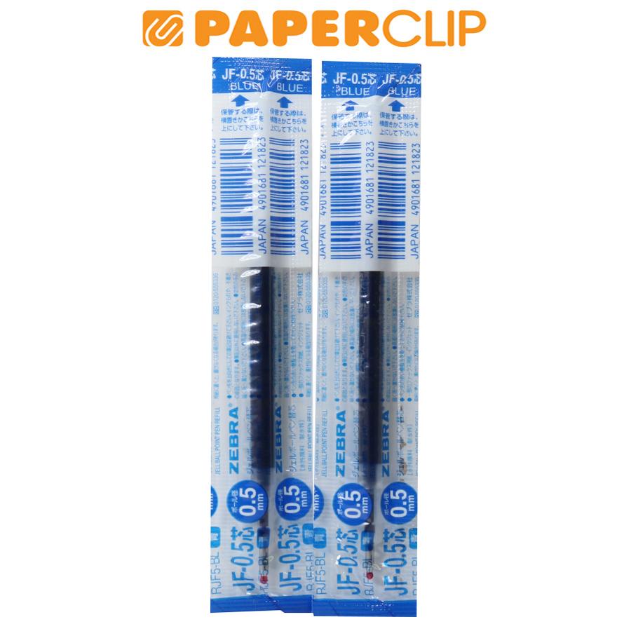 Jual REFILL ZEBRA JF-05 SET 2 BLUE UNTUK SARASA | Shopee Indonesia