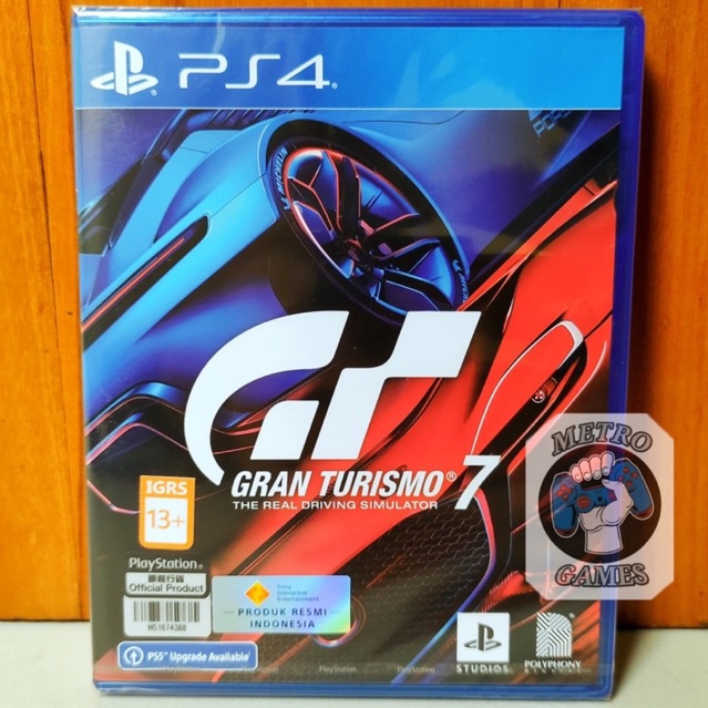 Jual Ps4 Gran Turismo 7 Region 3 Asia Kaset Granturismo 7 Playstation PS 4 5 CD BD Games Balapan ...
