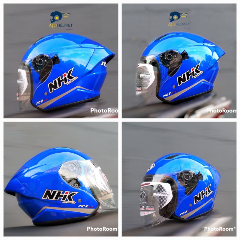 Jual HELM NHK R1 MAX DOBLE VISOR & R1 ELIT SINGLE VISOR PAKET SPOILER ...