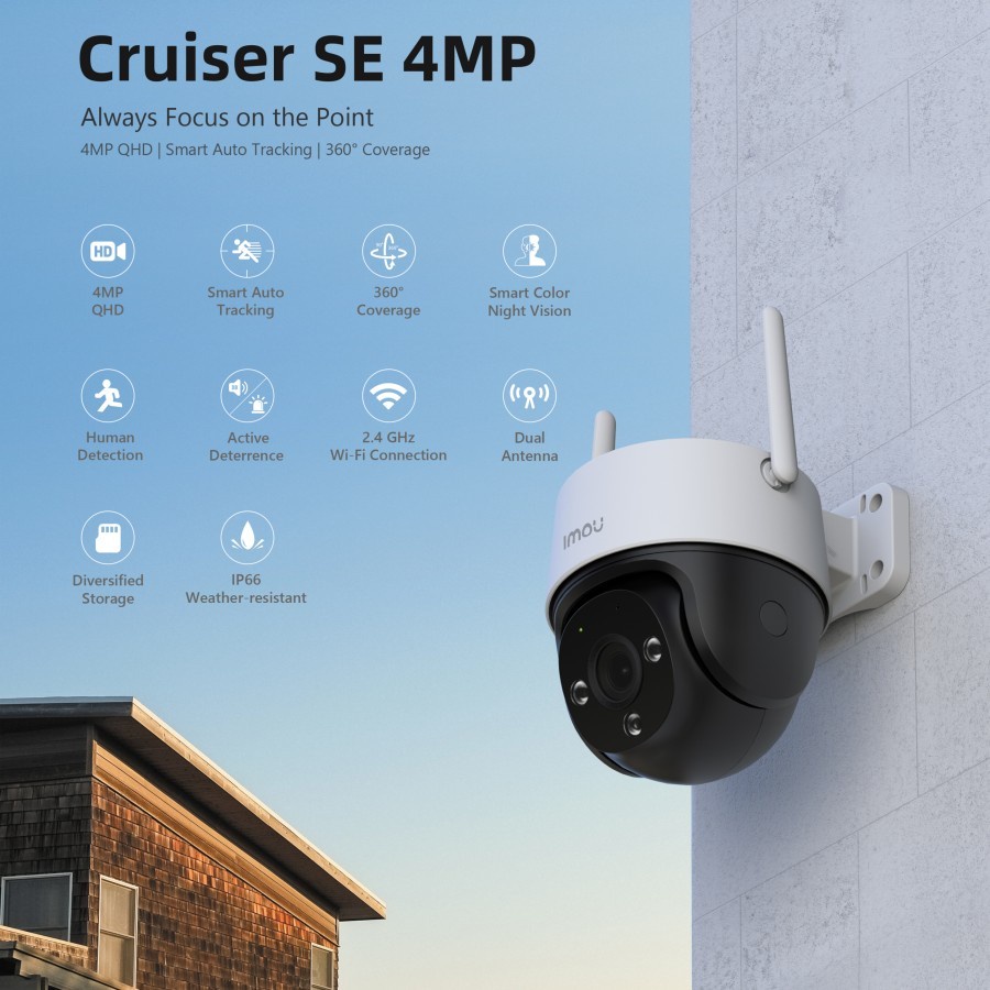 Jual IMOU Cruiser SE 4MP 2K Outdoor Smart IP CAM CCTV Camera | Shopee ...