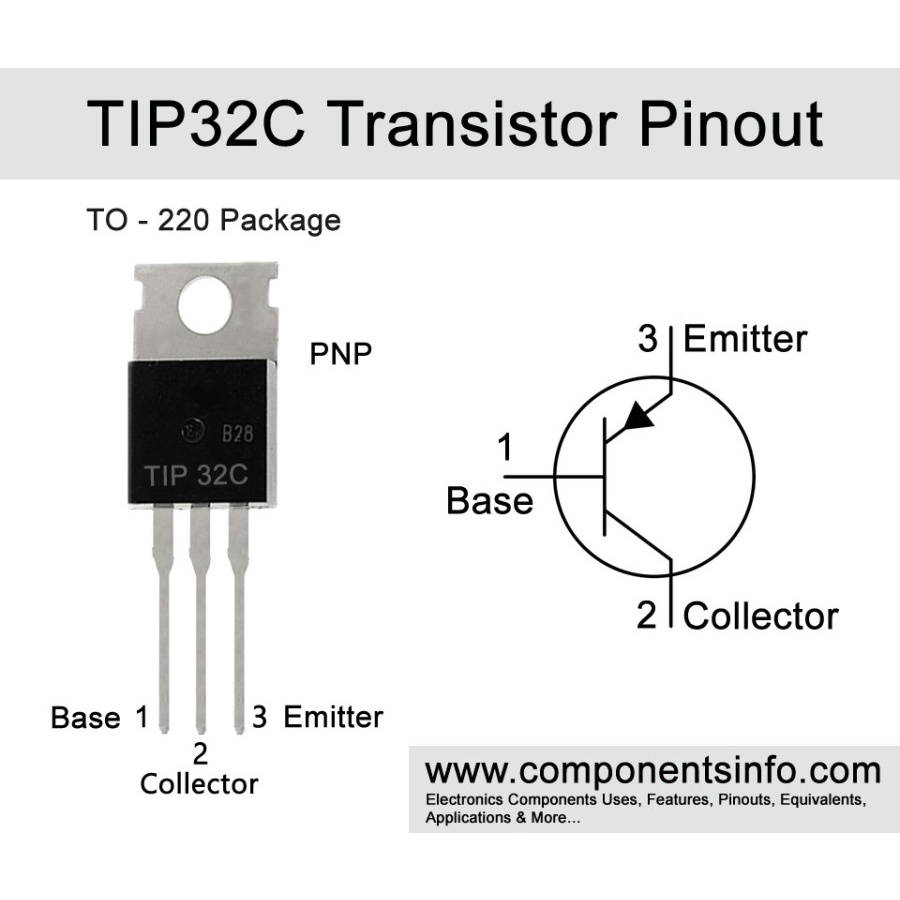 Jual Transistor TIP31 TIP32 TIP31C TIP32C NPN PNP 3A Driver Final ...