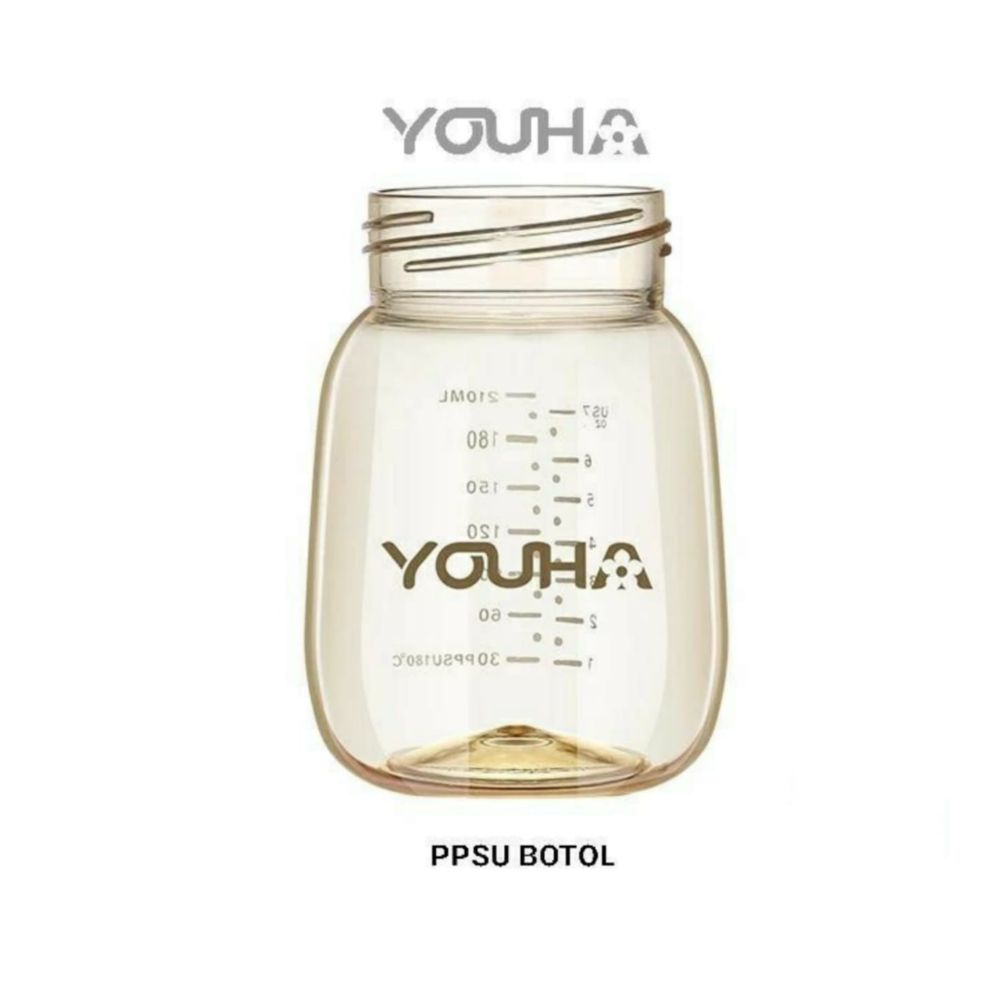 Jual YOUHA 210ml PPSU STORAGE BOTTLE (WITHOUT CAP) | Shopee Indonesia