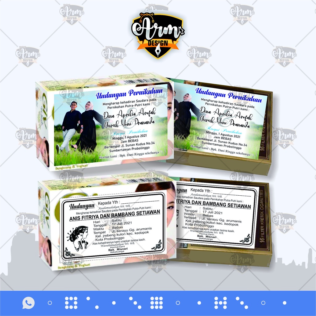 Jual Undangan Sabun / Rok*k Free Setting Murah | Shopee Indonesia