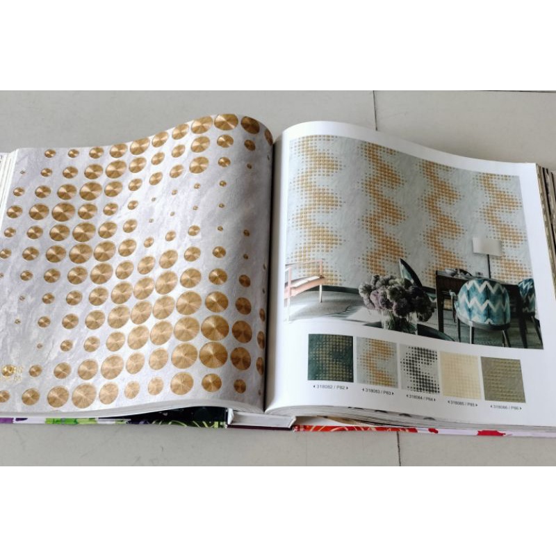 Jual Wallpaper Dinding minimalis Polkadot Zig Zag Gradasi | Shopee ...