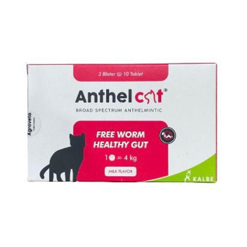 Jual Anthel Cat Tablet Obat Cacing Kucing | Shopee Indonesia