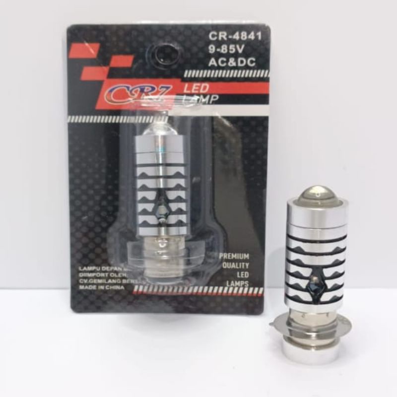 Jual LAMPU LED DEPAN MOTOR H6/H4 LASER HI LOW AC DC 2WARNA PUTIH KUNING + LAMPU SENJA BIRU UNTUK ...