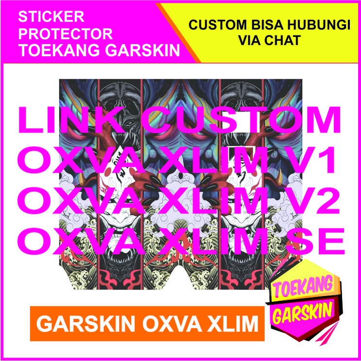 Jual STIKER GARSKIN CUSTOM XLIM TYPE SE,V1,V2 DAN SQ | Shopee Indonesia