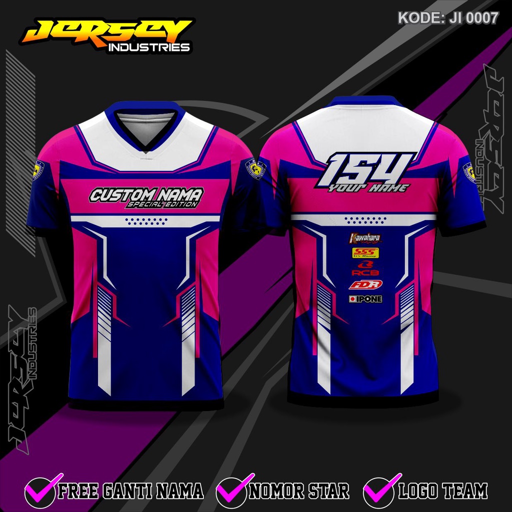 Jual Baju Jersey Balap Custom Desain, Kaos Jersey Team Balap Full ...