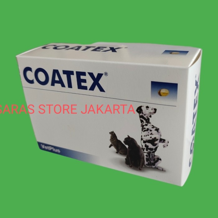 Jual Obt Coatex Efa Caps Vetplus Untuk Kucing Dan Anjing - Per Pak (60 ...