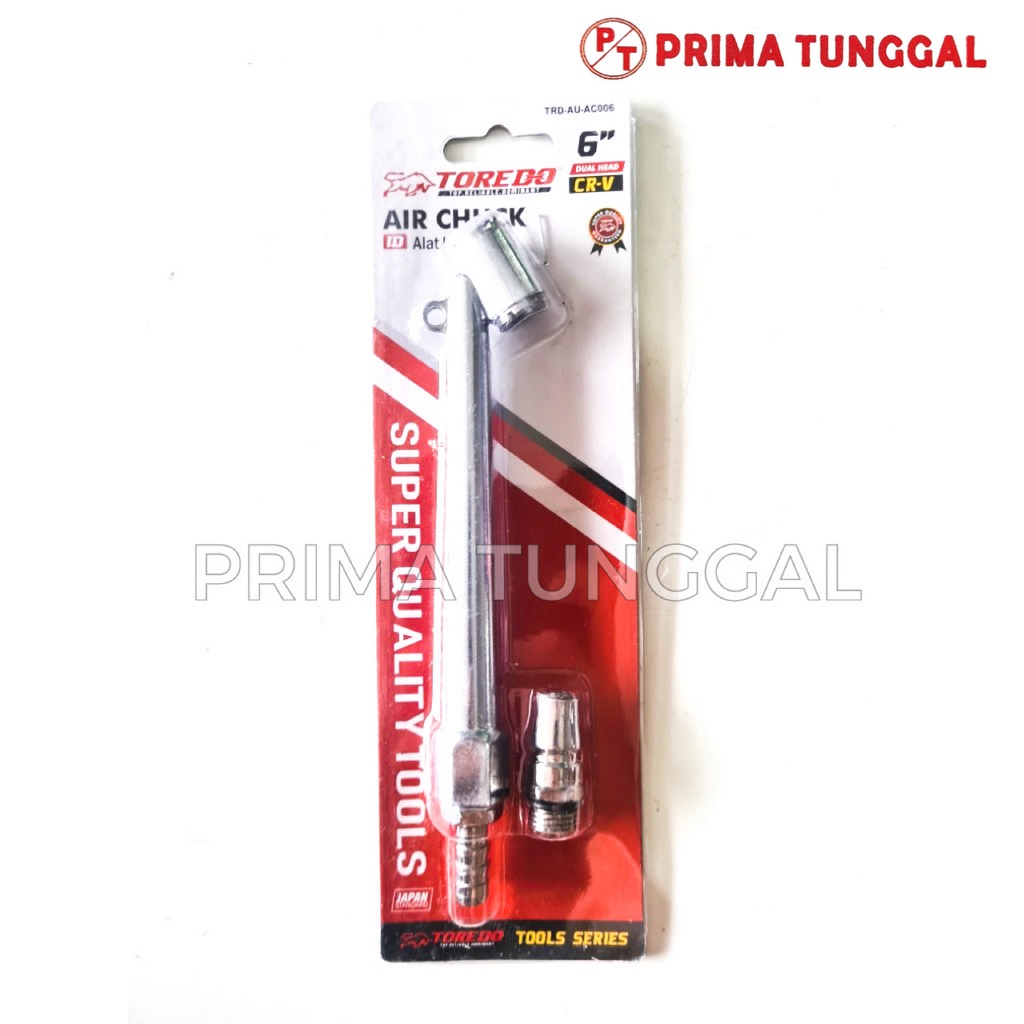 Jual Alat Isi Angin Toredo 6" Air Chuck Nepel Isian Angin Tekiro Tyre ...