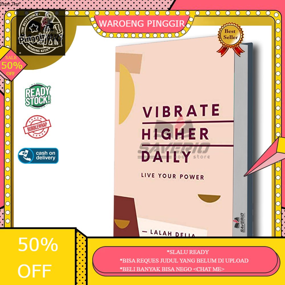 Jual Buku Vibrate Higher Daily: Live Your Power by Lalah Delia | Shopee ...