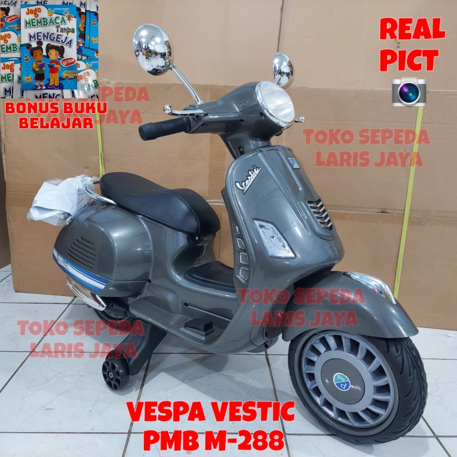 Jual [ BONUS BUKU ] MOTOR AKI ANAK PMB M-288 , MAINAN ANAK MOTOR AKI ...