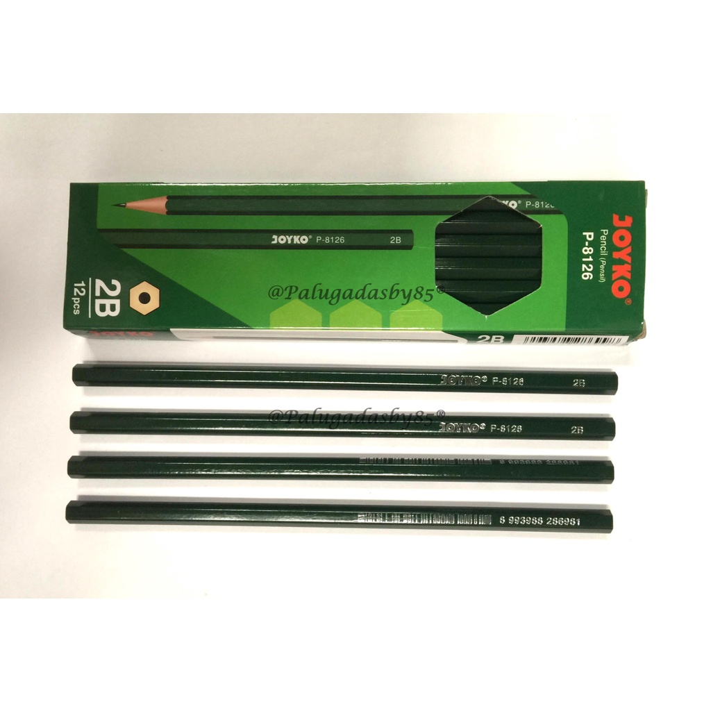 Jual Pensil JOYKO 2B P-8126 (1 Pak Isi 12 Pcs) / Pensil Joyko P-8126 ...