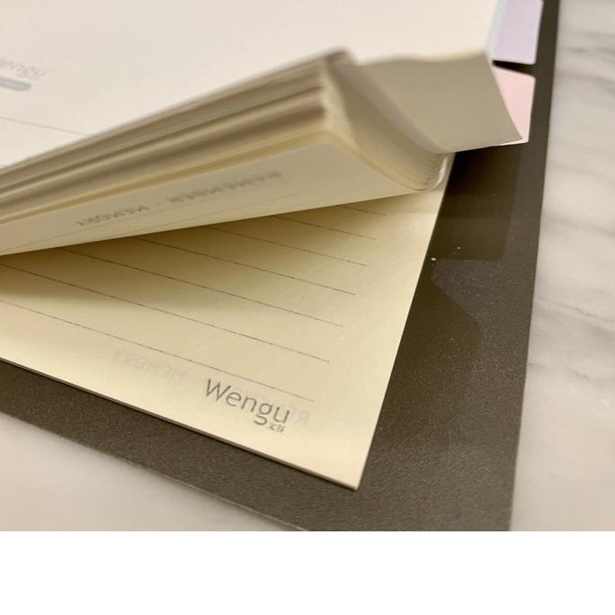 Jual Pasti Update WENGU Binder Note A5 B5 Polos Classic Slide Ring ...